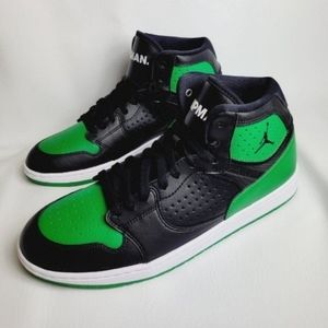 Nike | Shoes | 1 Mens Nike Jordan Access Ar376213 Green Black ...